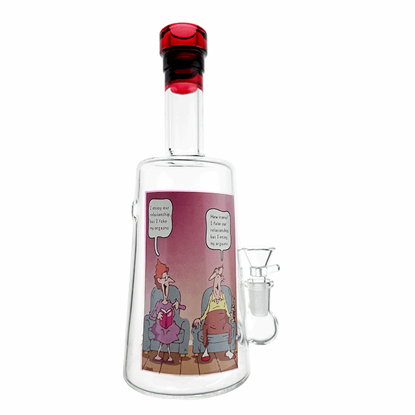 BOTTLE OF IRONY Bong 23cm | BillyMart Australia